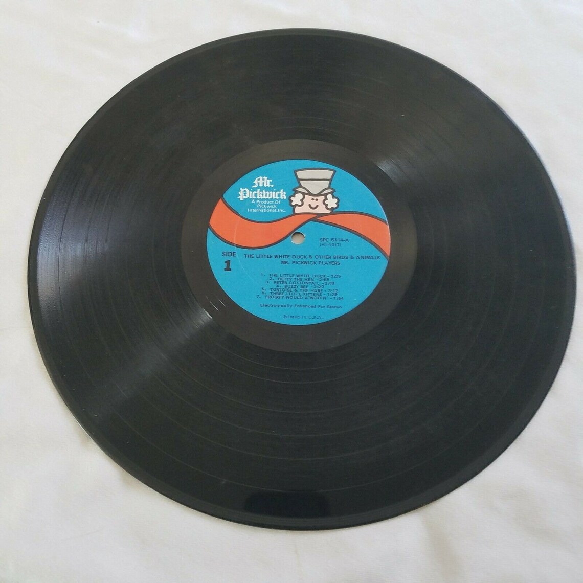 The Little White Duck Mr Pickwick Record Vintage Childrens Songs LP ...