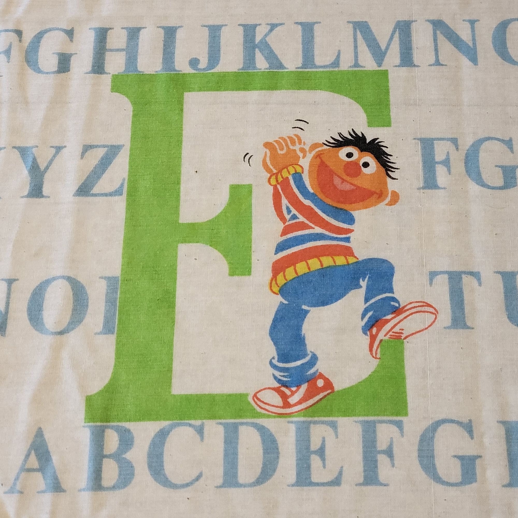 Vintage Sesame Street Muppets Alphabet Abcs Twin Flat Sheet - Etsy