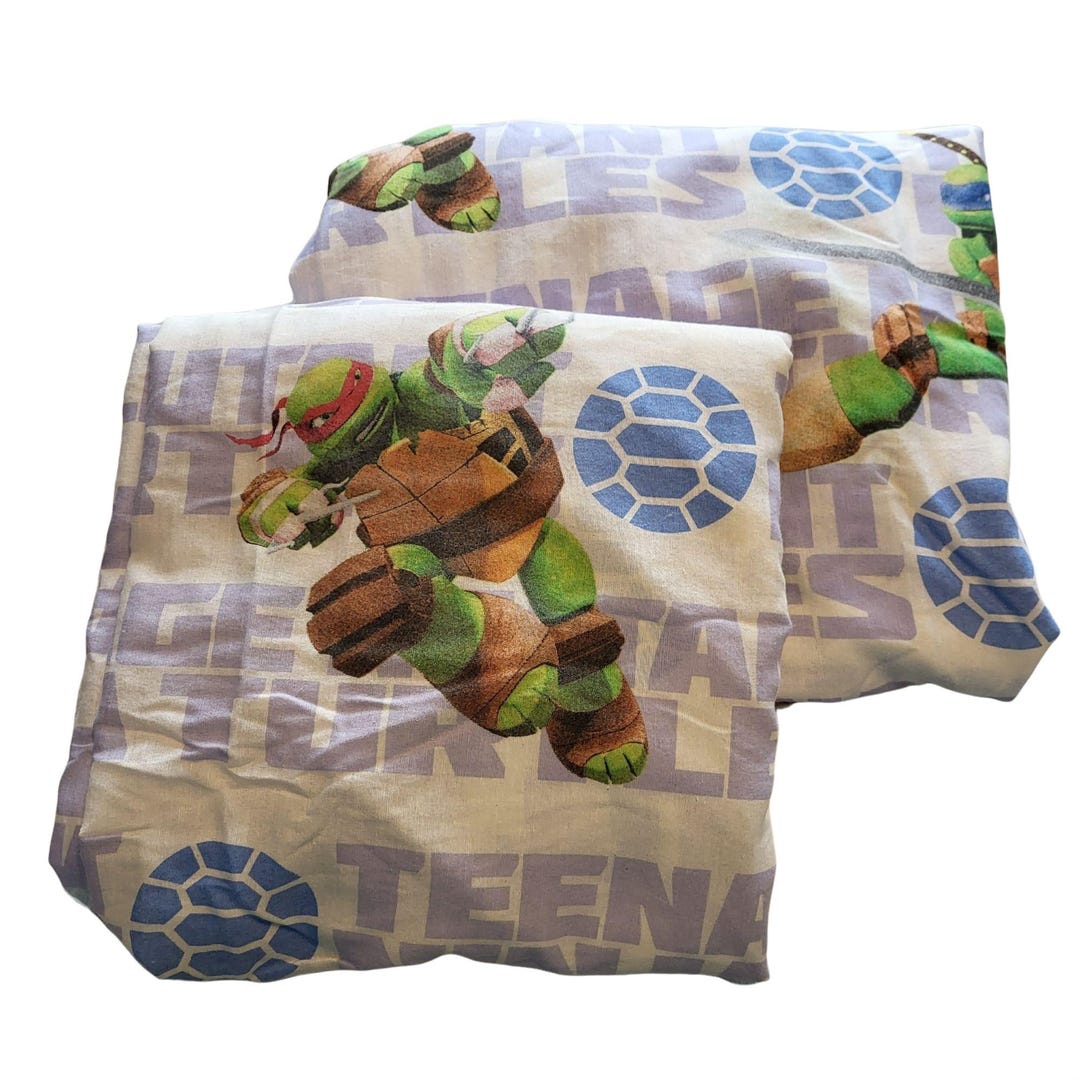 Teenage Mutant Ninja Turtles Twin Flat and Fitted Bed Sheets Bedding ...