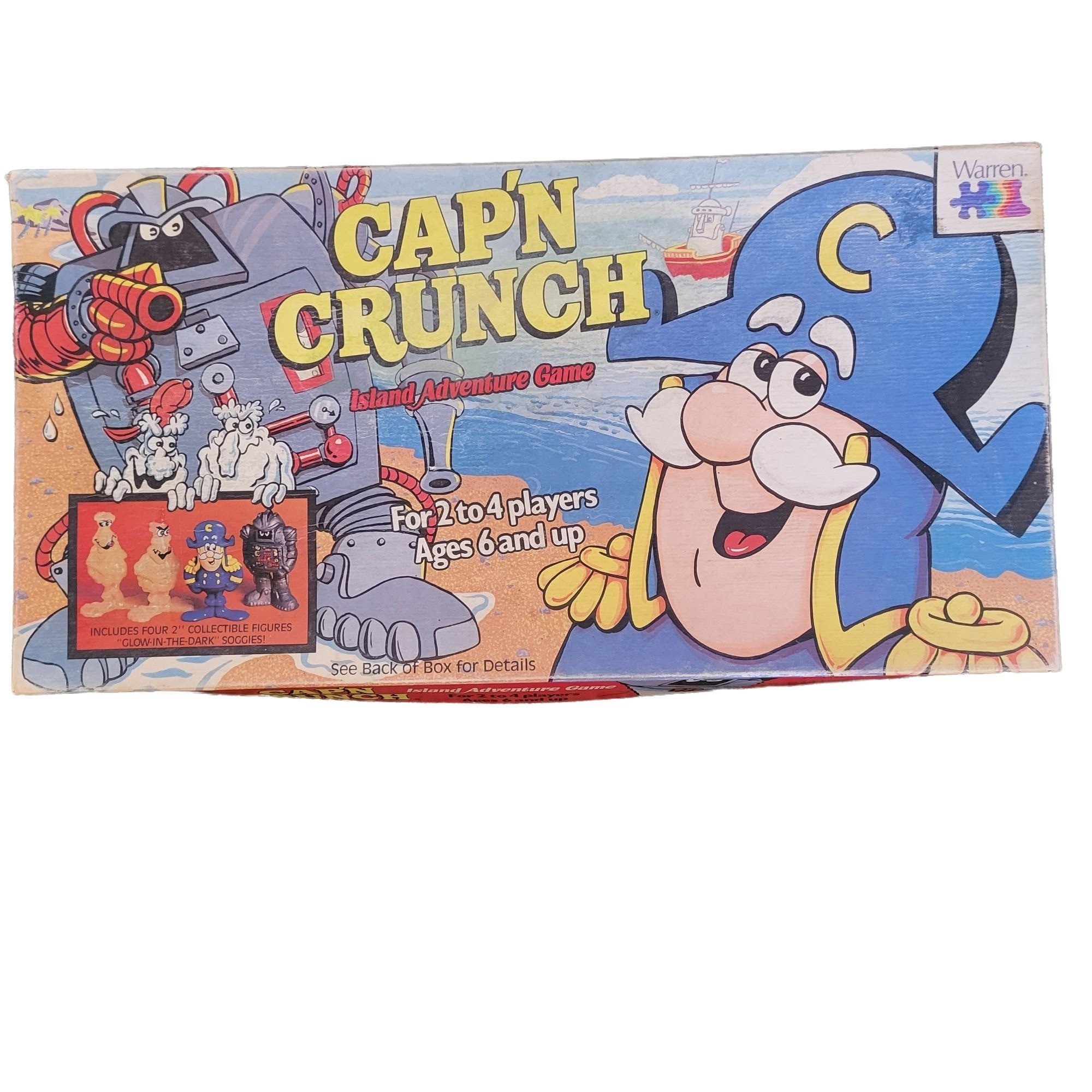Cap'n Crunch Island Adventure Board Game 1980s Cereal Vintage - Etsy