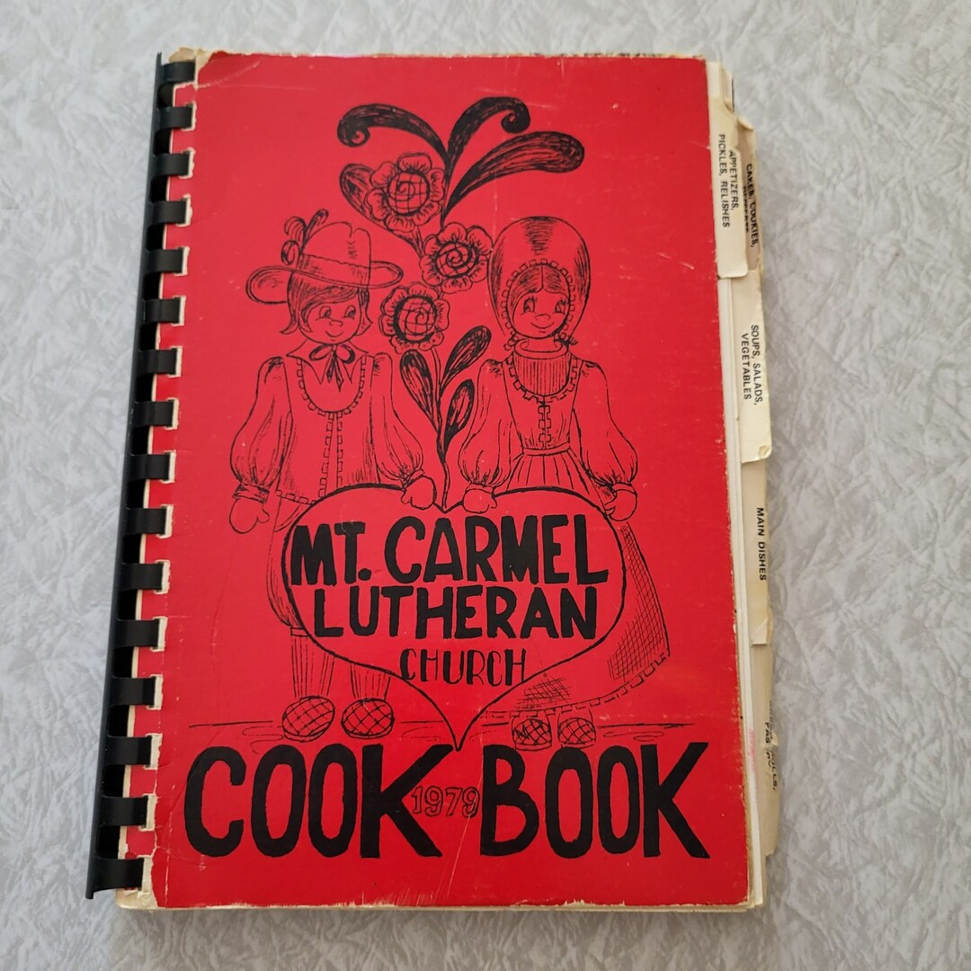 Mount Mt Carmel Lutheran Church Cookbook Recipes 1979 Spiral Bound - Etsy