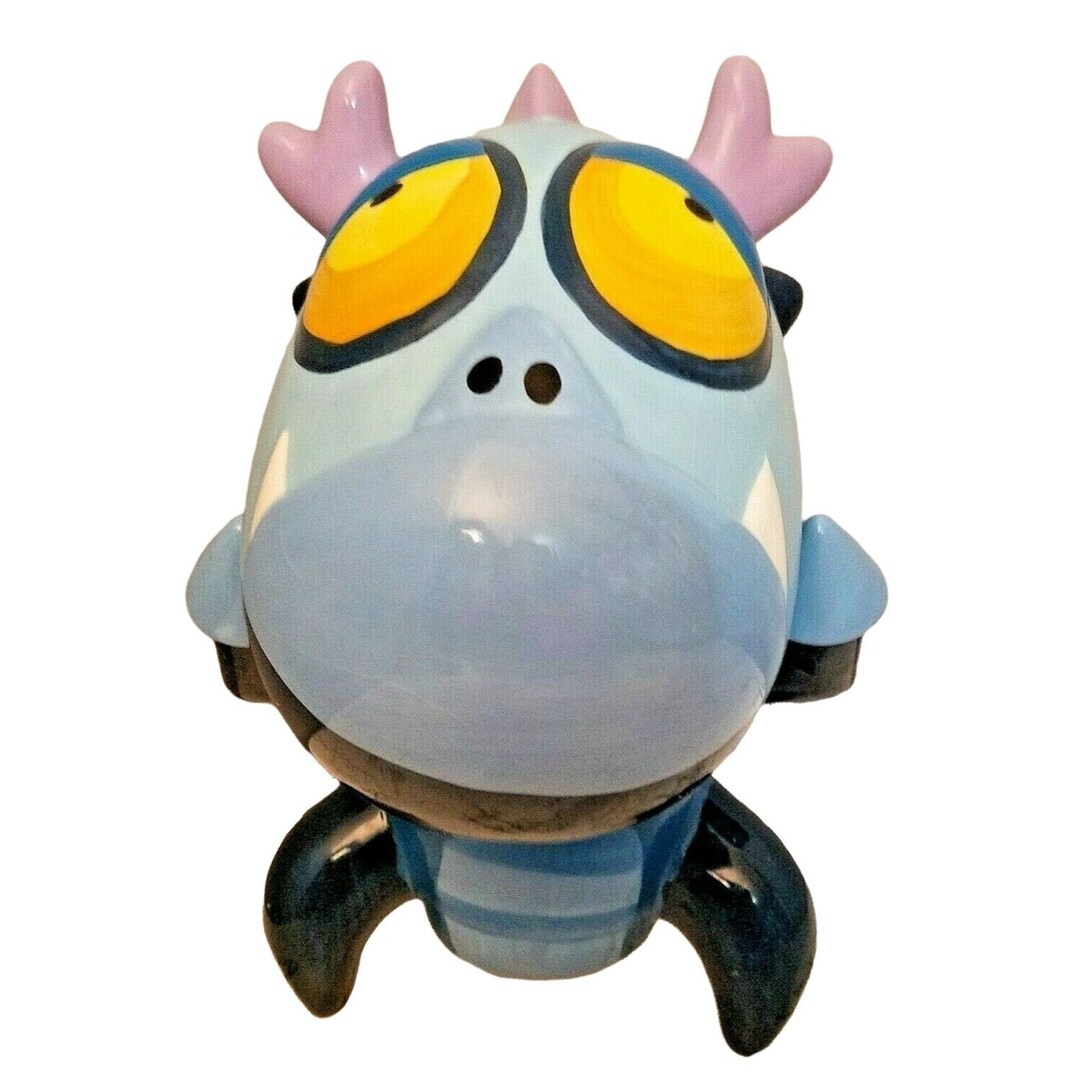 Monster Piggy Bank Multi Colored Coin Money Big Eyes Blue - Etsy