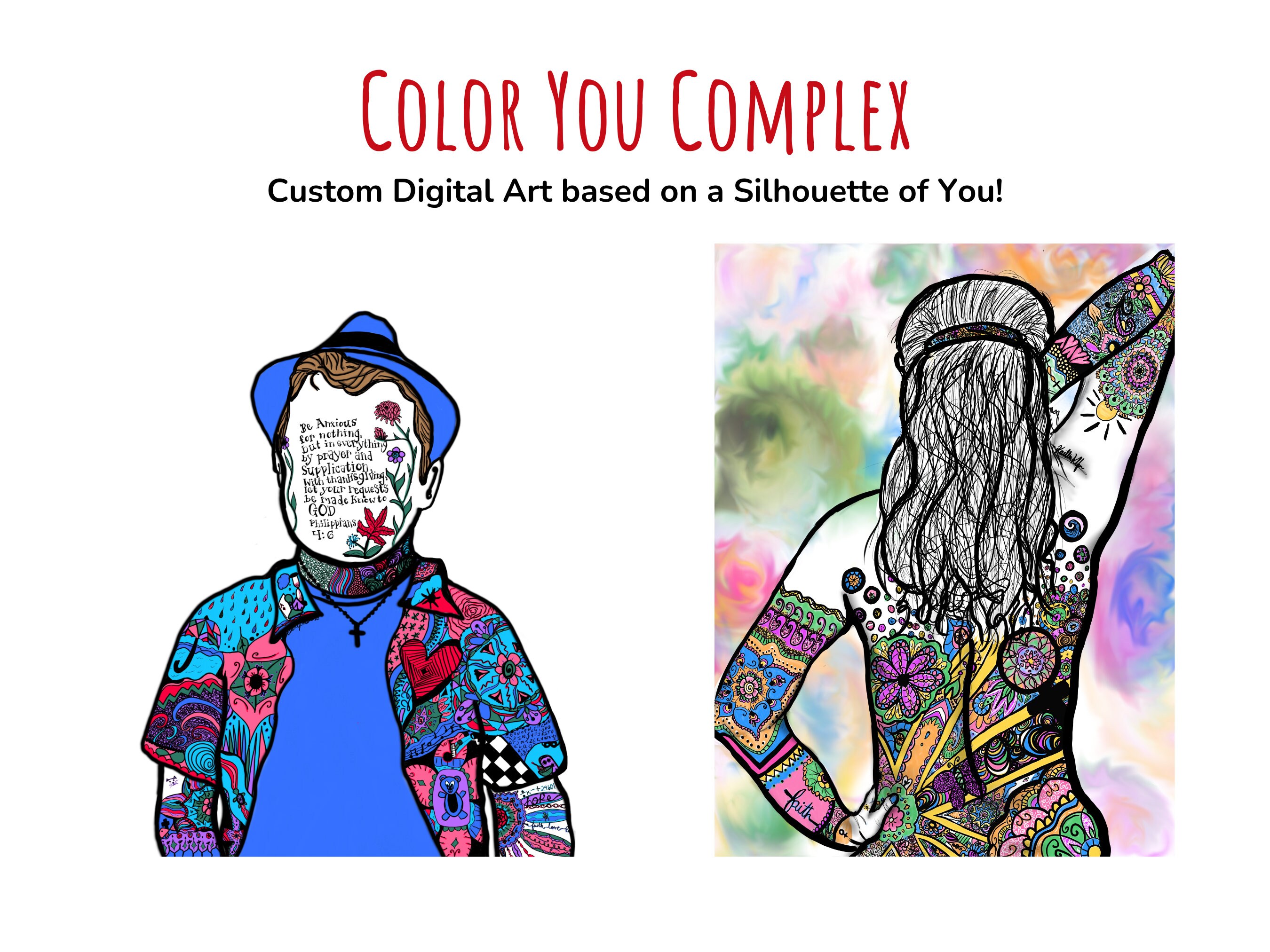 Custom Artwork, Custom Digital Art, Digital Art Portrait, Digital ...