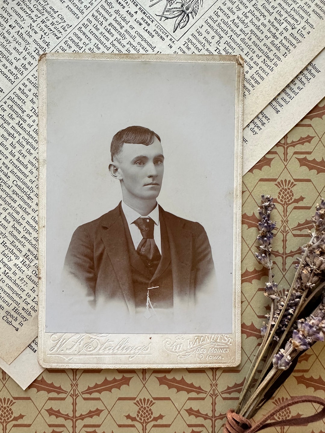 George - Antique Photo of Victorian Man From Iowa - Instant Ancestors ...