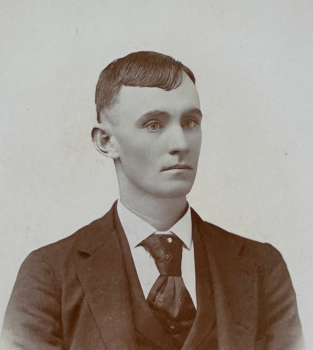 George Antique Photo of Victorian Man From Iowa Instant - Etsy