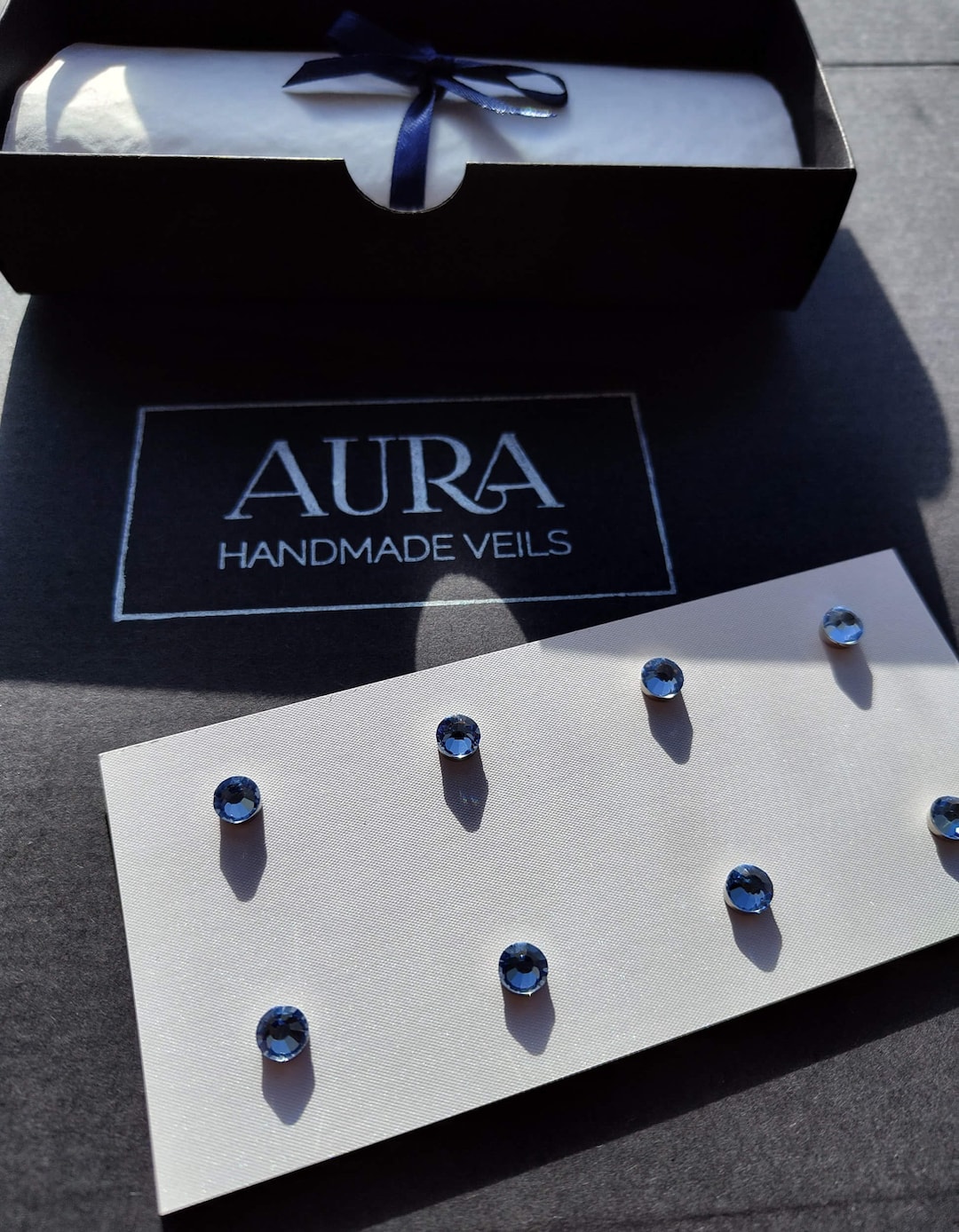 Wedding Veil Weights • Something Blue for the Bride • Crystals or ...
