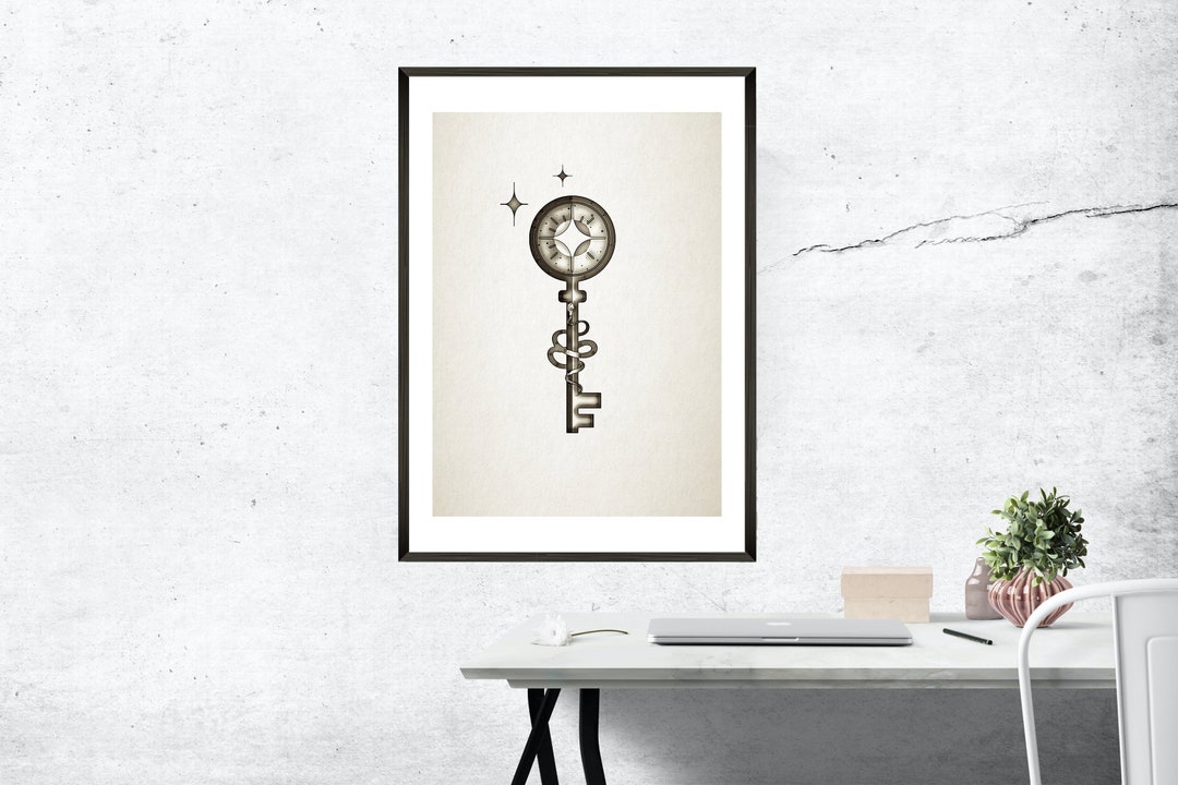 Magic Space Key | Snake | Stars | Universe | Cosmos | Home Decor | Wall ...
