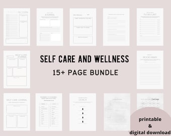 Self Care Log - Etsy