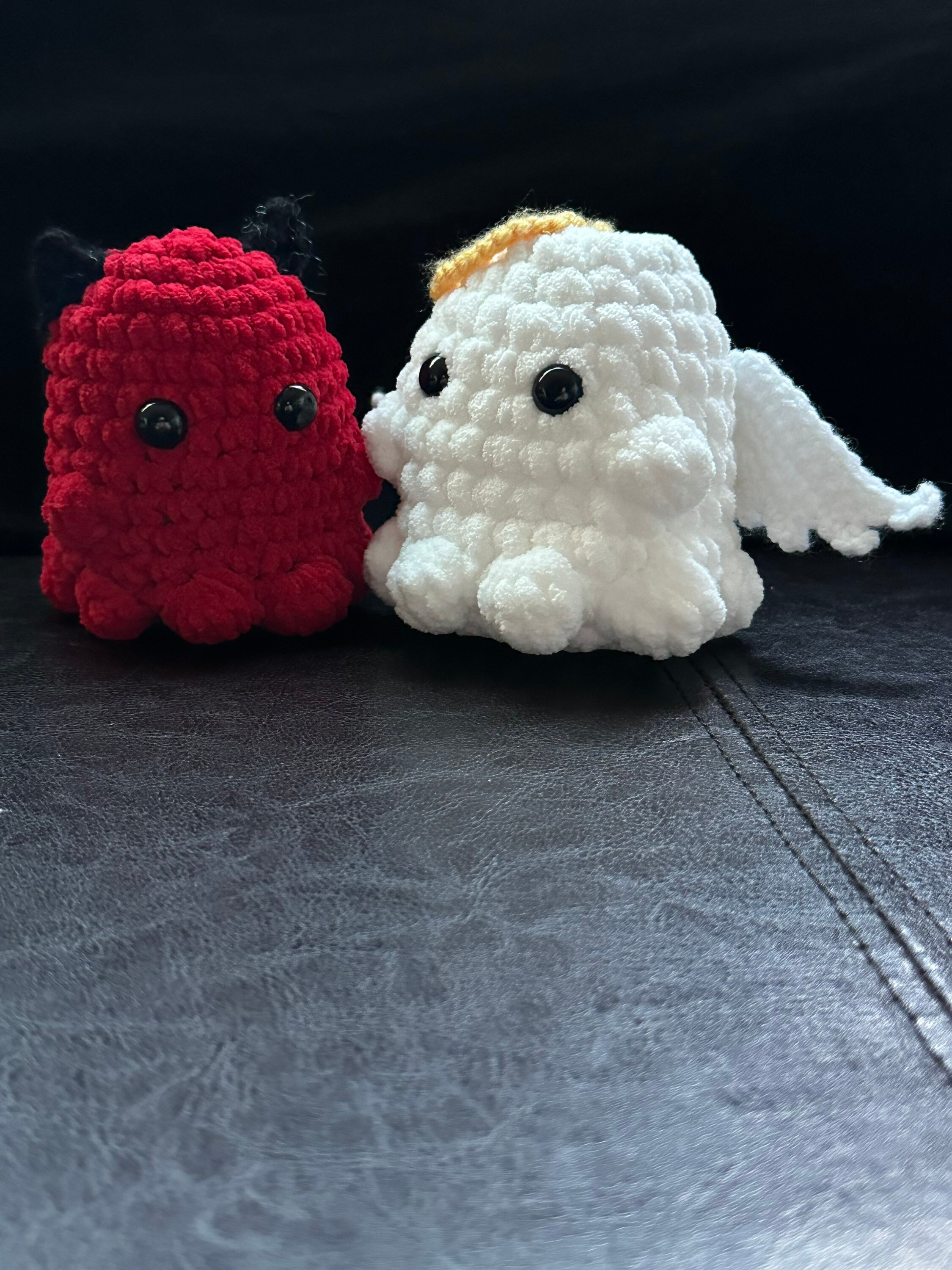 Angel and Devil Best Friend Duo Fall Halloween Plushie - Etsy