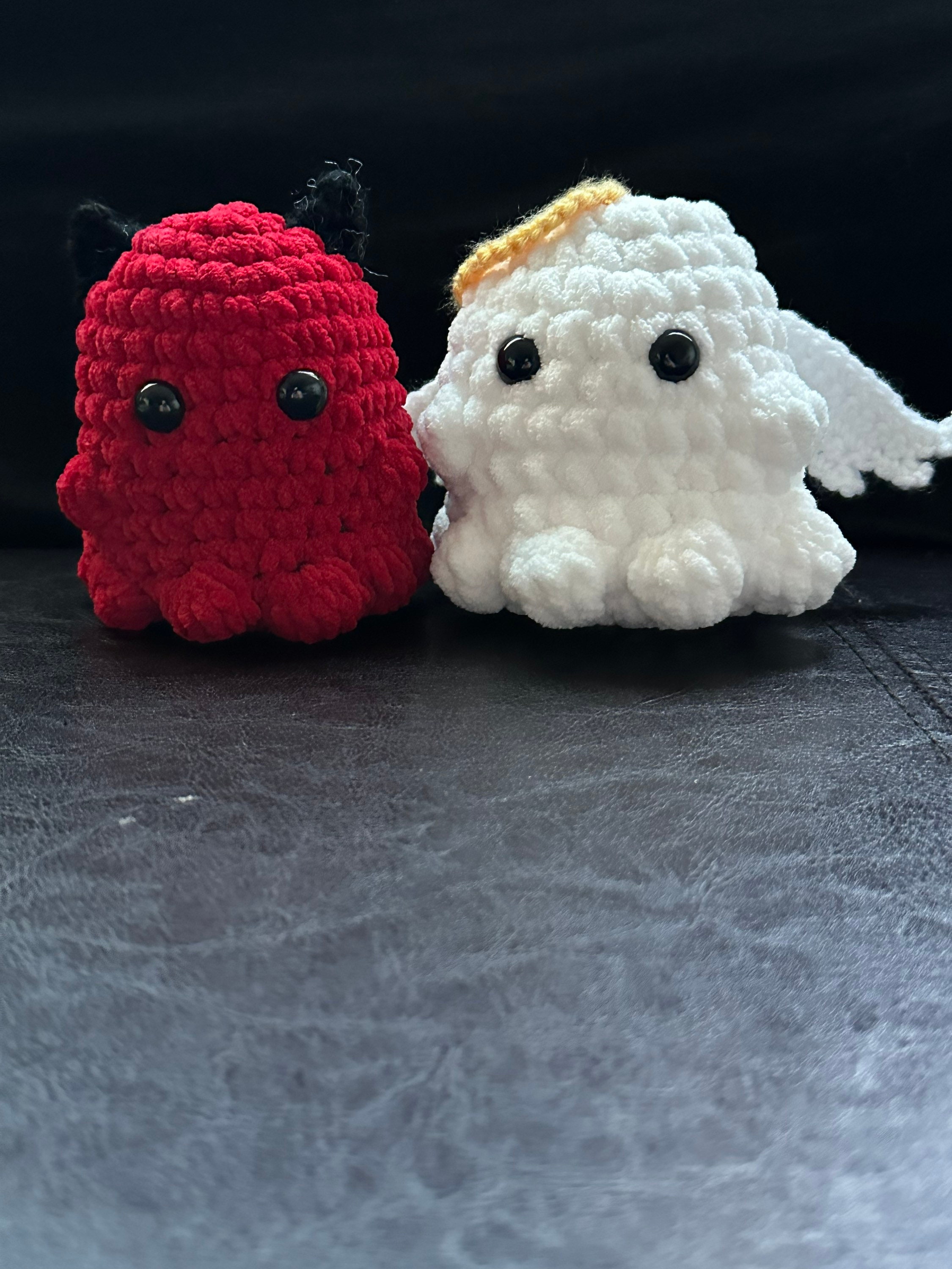Angel and Devil Best Friend Duo Fall Halloween Plushie - Etsy