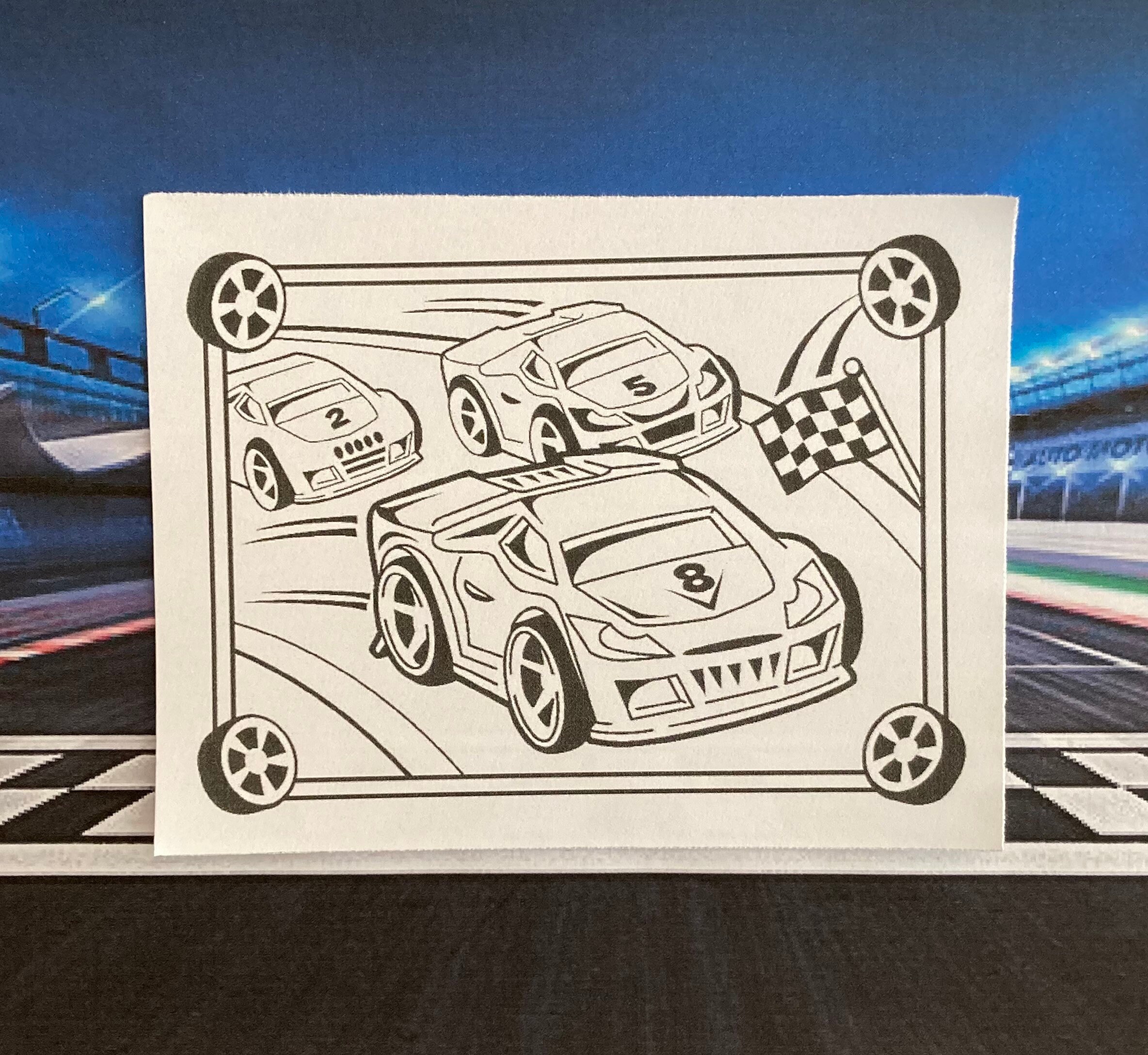 Childrens Paint Your Own Race Cars Craft Box - Etsy