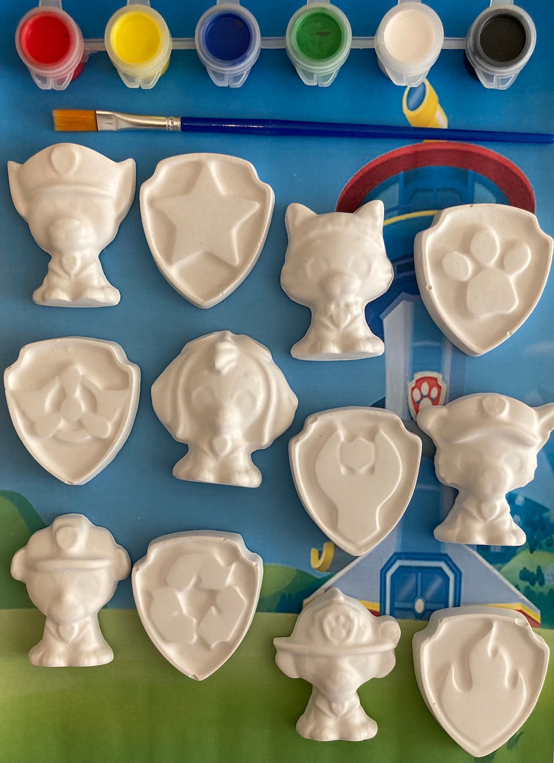 Childrens Paw Patrol Paint Your Own Craft Box - Etsy