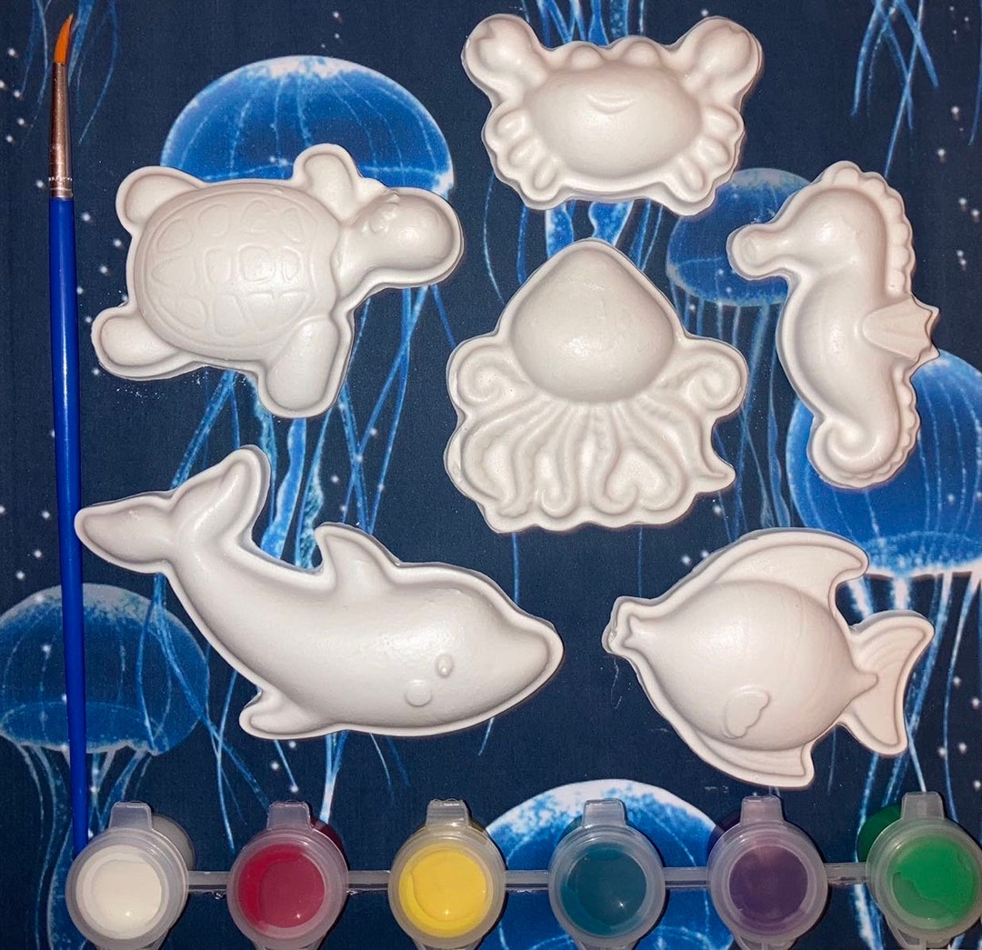 Childrens Sea Creatures Paint Your Own Craft Box - Etsy