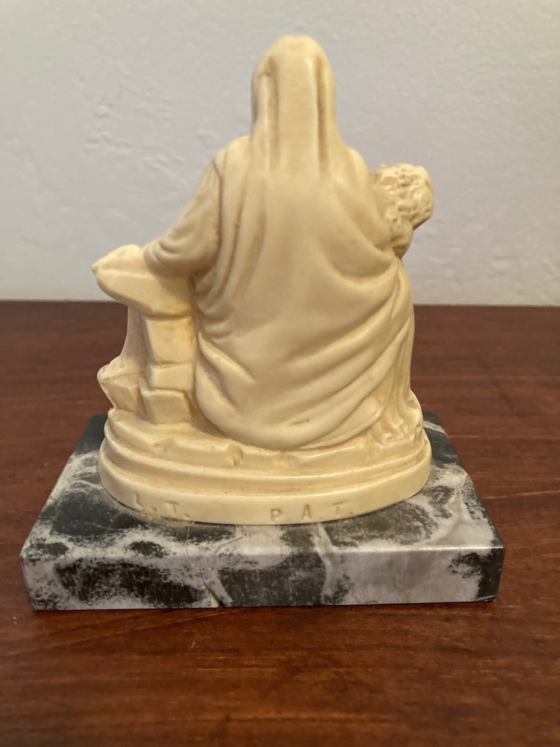 Vintage: Pieta Madonna Ceramic Figurine - Etsy