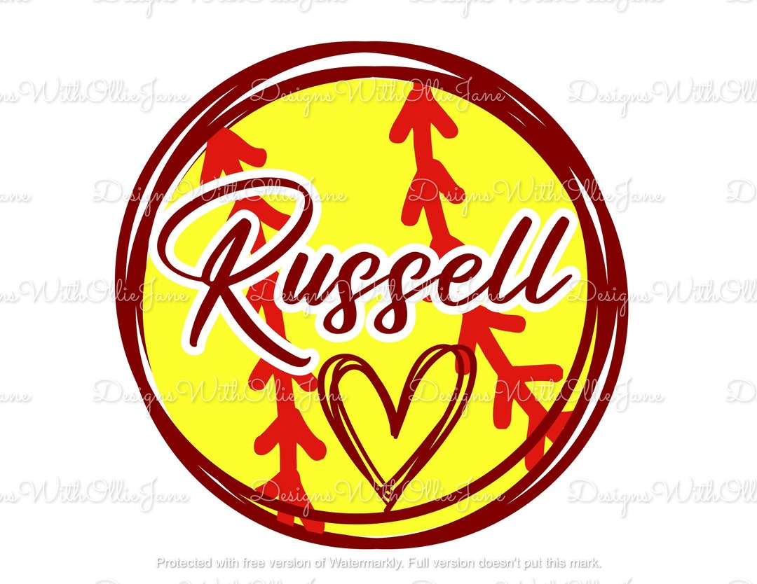 Russell Red Devils, Lady Devils, Softball, Sublimation, PNG, Digital ...