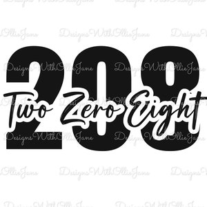 Idaho, ID, 208, Area Code, Sublimation, PNG, Digital Download, Custom ...