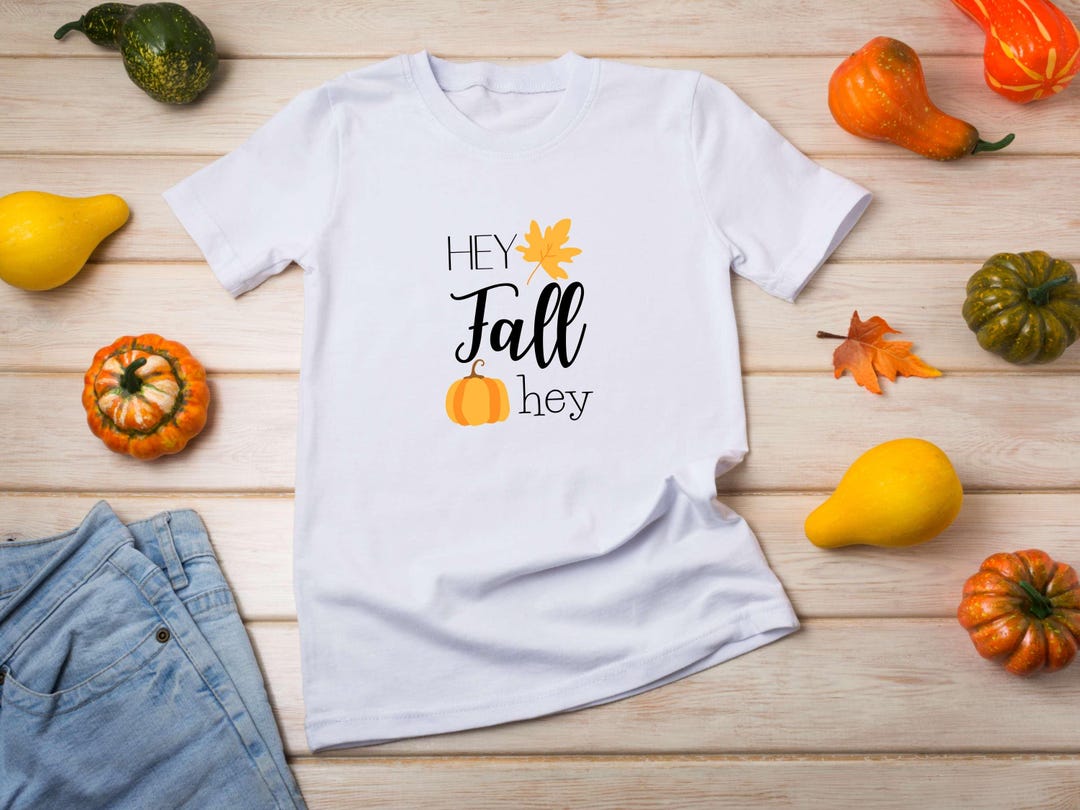 Hey Fall Hey: PNG & SVG Digital Files - Autumn Art - Etsy