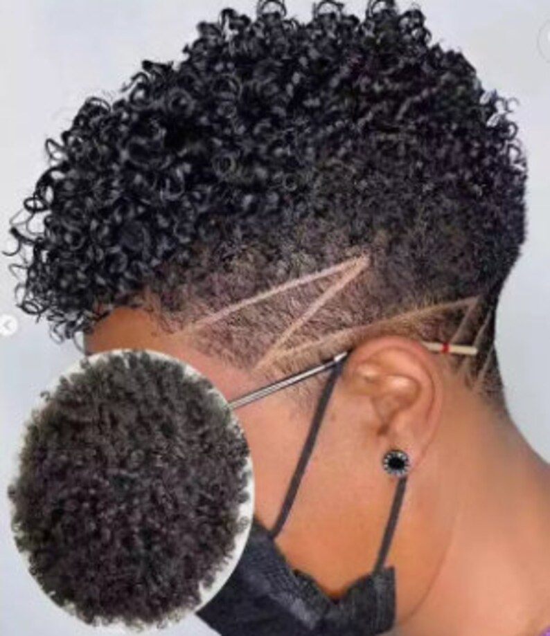 Women Toupee Topper 6 Inches Length 12mm Curl Spring Twist Crotchet ...