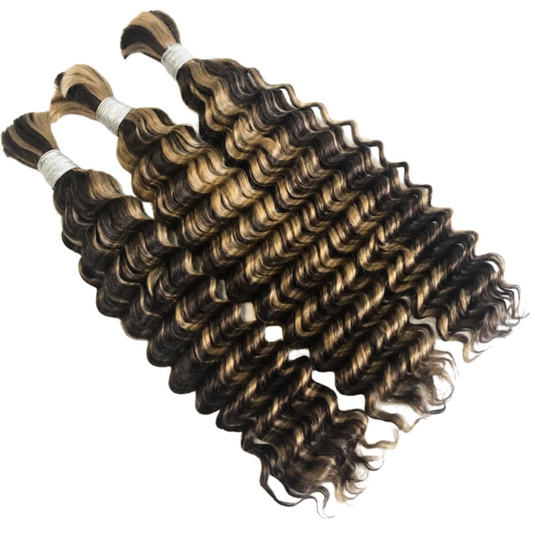 Bulk Braiding Hair Virgin Human Hair Micro Braiding NO Weft 100g Hair ...