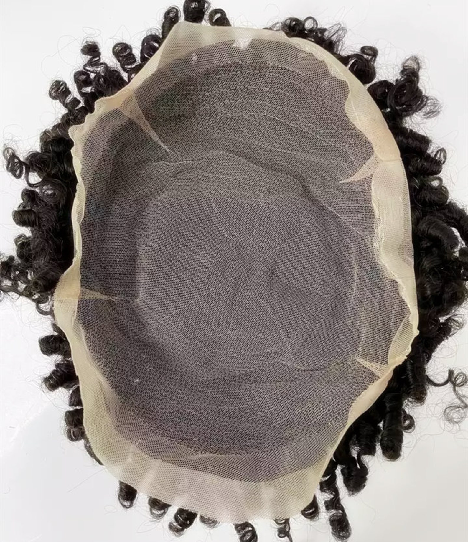 Women Toupee Topper - 6 Inches Length 12mm Curl Spring Twist Crotchet ...