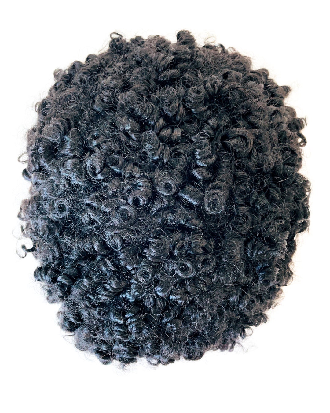 Crown Royalty Hair 8x10 Womens Loose Curl Toupee 10mm Jerry Curly Full ...