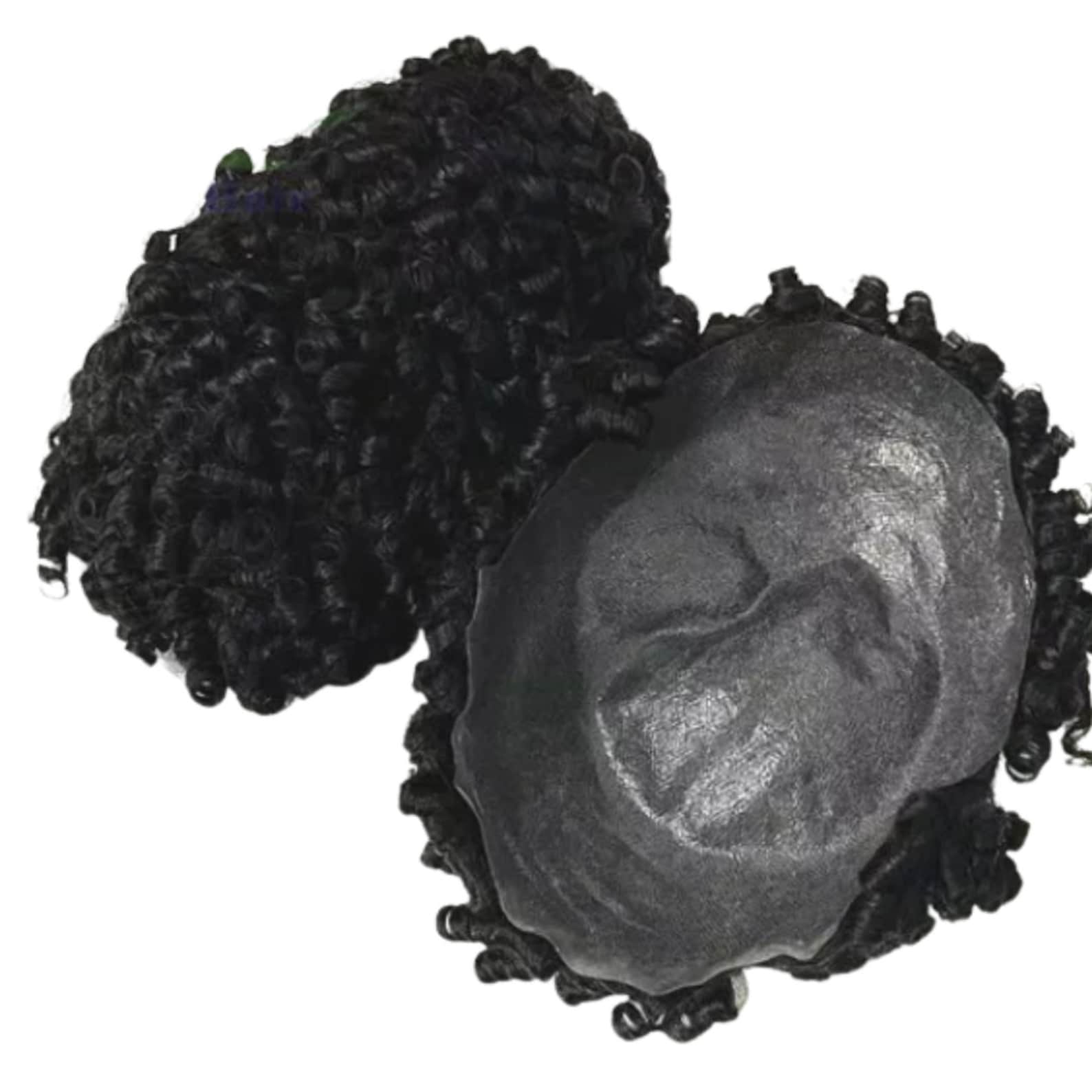 Women Toupee Topper 6 Inches Length 12mm Curl Spring Twist Crotchet ...