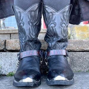 CUSTOMIZABLE Custom Leather Boot Harness Set - Etsy