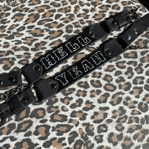 CUSTOMIZABLE - Custom Leather Boot Harness Set - Etsy