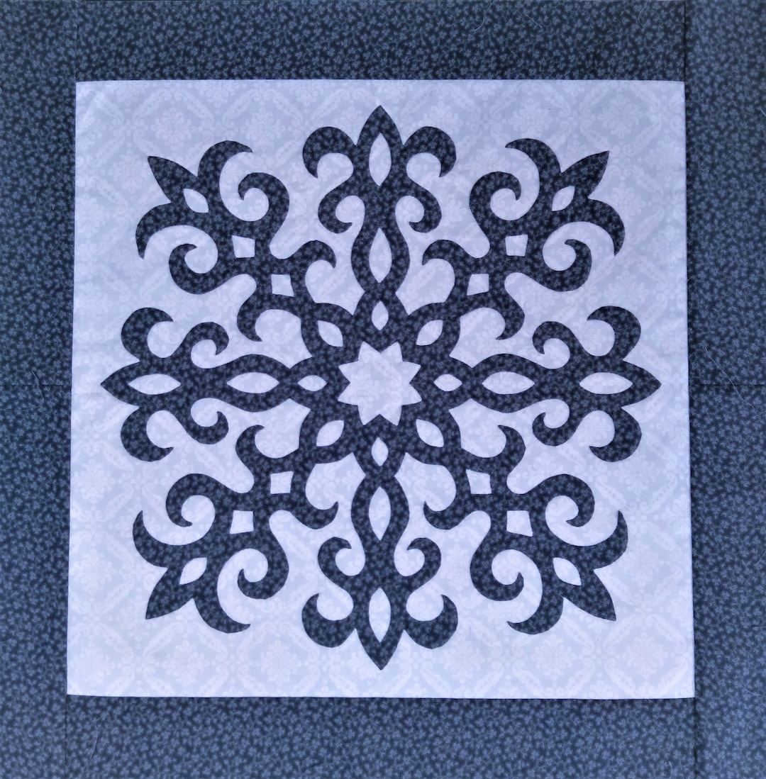 Ornate Applique Pattern (folded Cutwork Method) - Etsy