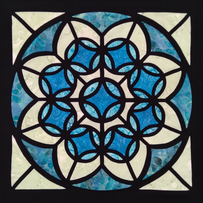 Stained Glass Fabric - Etsy