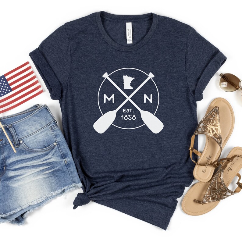 Minnesota 1858, Lake Shirt, Minnesota Shirt, Minnesota Apparel, Unisex ...