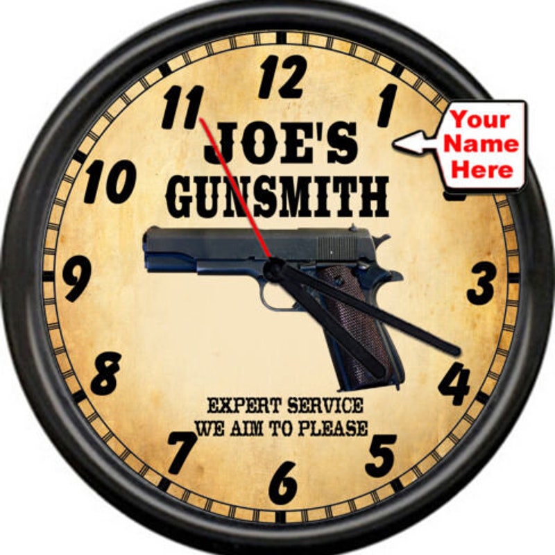 Firearms Clock - Etsy