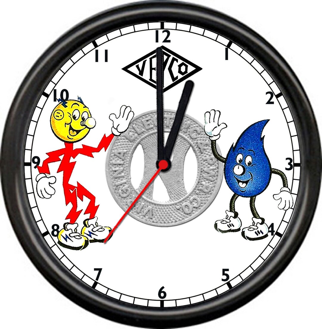 Reddy Kilowatt Electrician Utility VEPCO Virginia Electric Power Sign ...