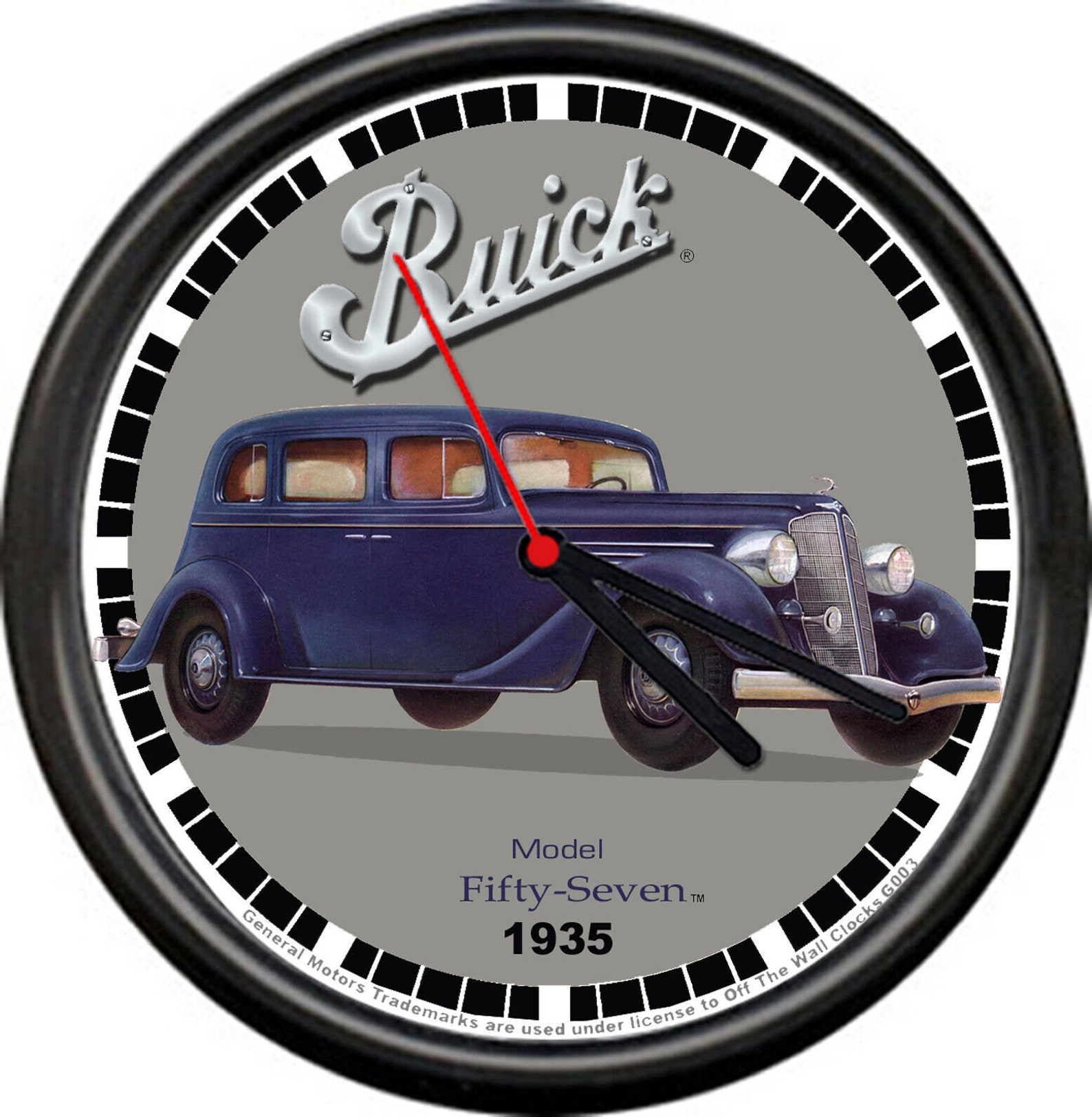Licensed 1935 Buick 4 Dr Model Fifty Seven Sedan General Motors Sign ...