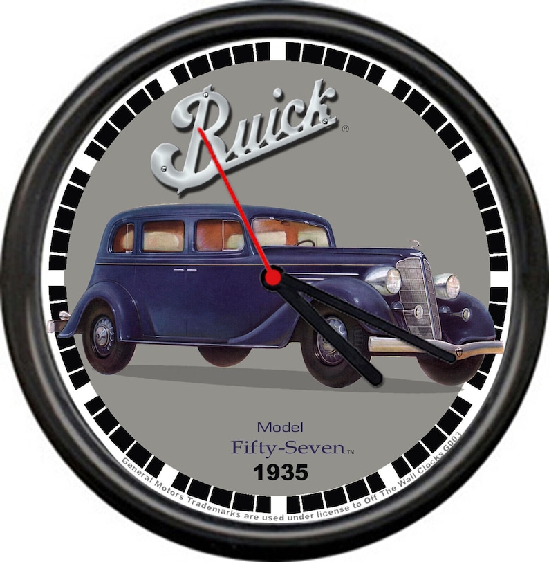 Licensed 1935 Buick 4 Dr Model Fifty Seven Sedan General Motors Sign ...