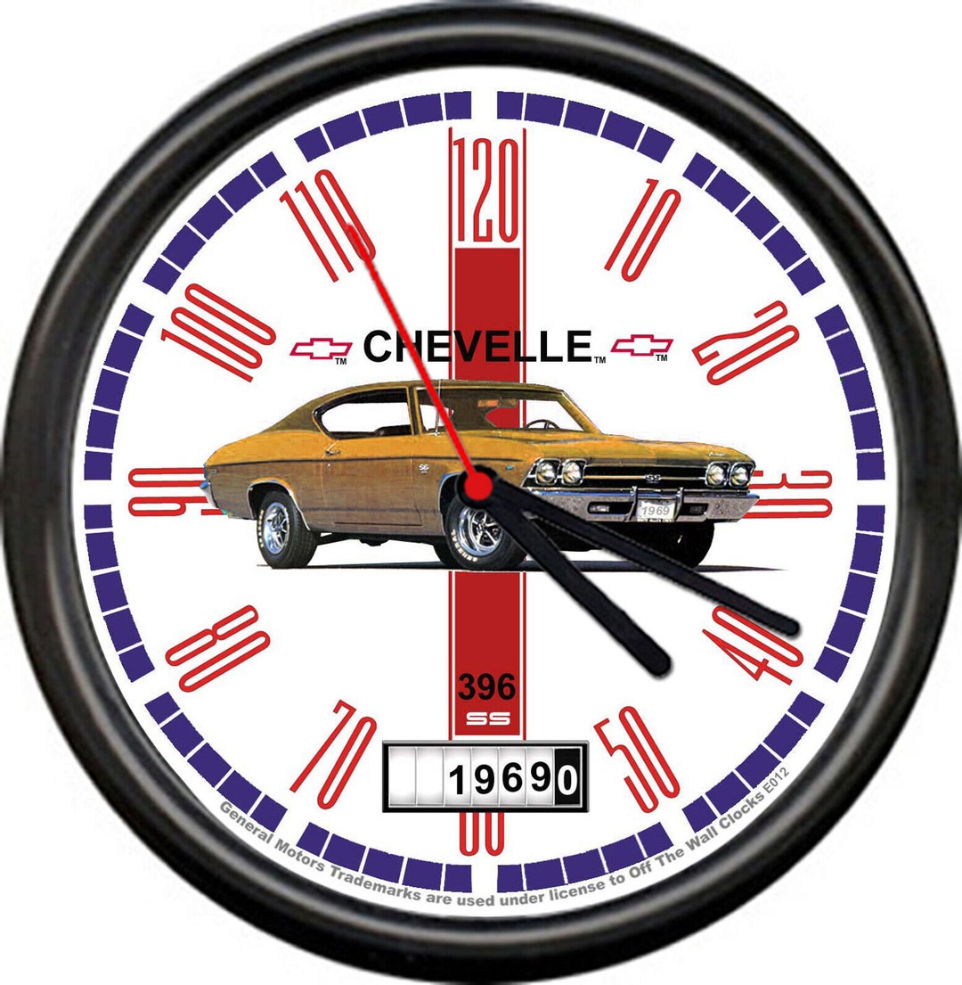 Licensed 1969 Chevelle Gold Muscle Car Chevrolet General Motors Sign ...