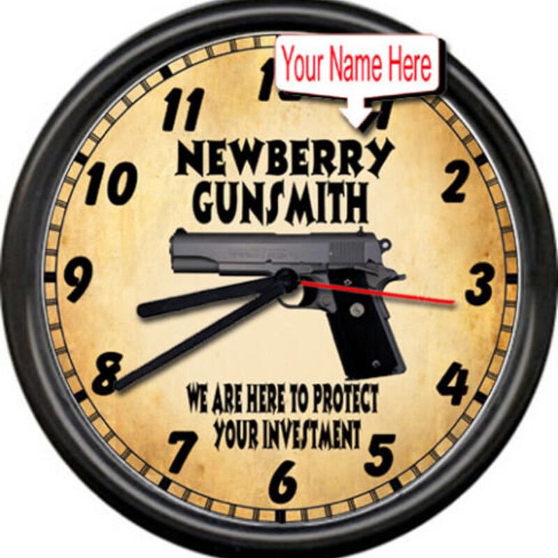 Firearms Clock - Etsy