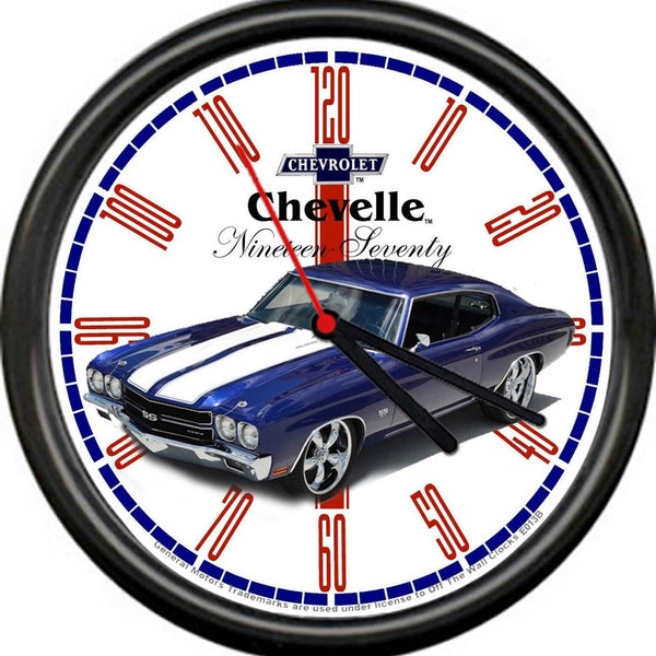 1970 Chevelle Wall Clock - Etsy