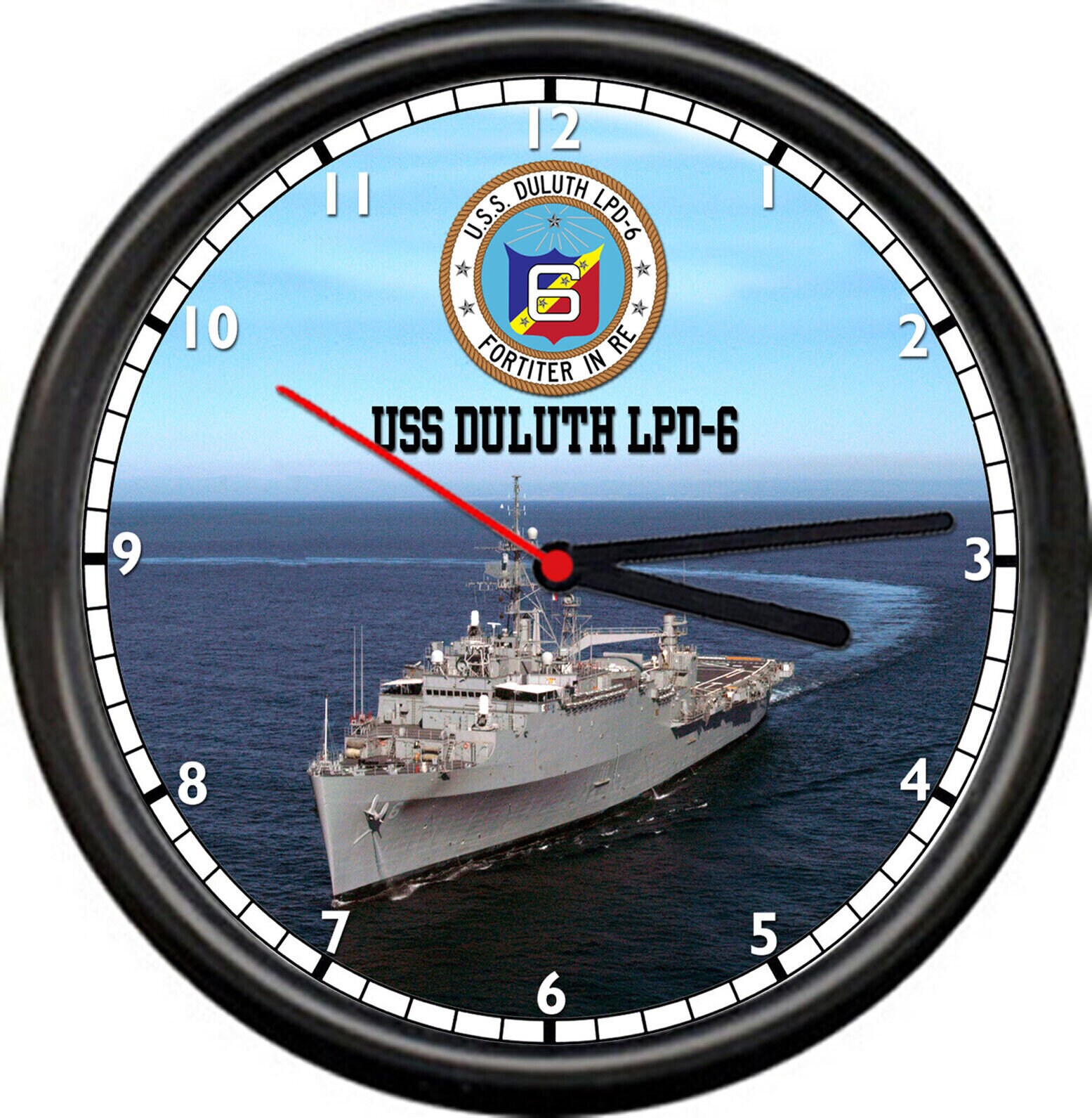 USS Duluth Lpd-6 US Fortiter in Re Veteran US Navy Military Ship Sign ...