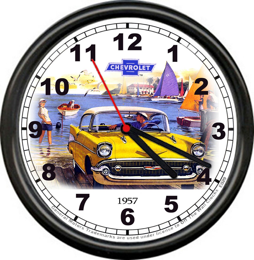Licensed 1957 Classic Chevy 2 Dr Sedan Chevrolet General Motors Sign ...
