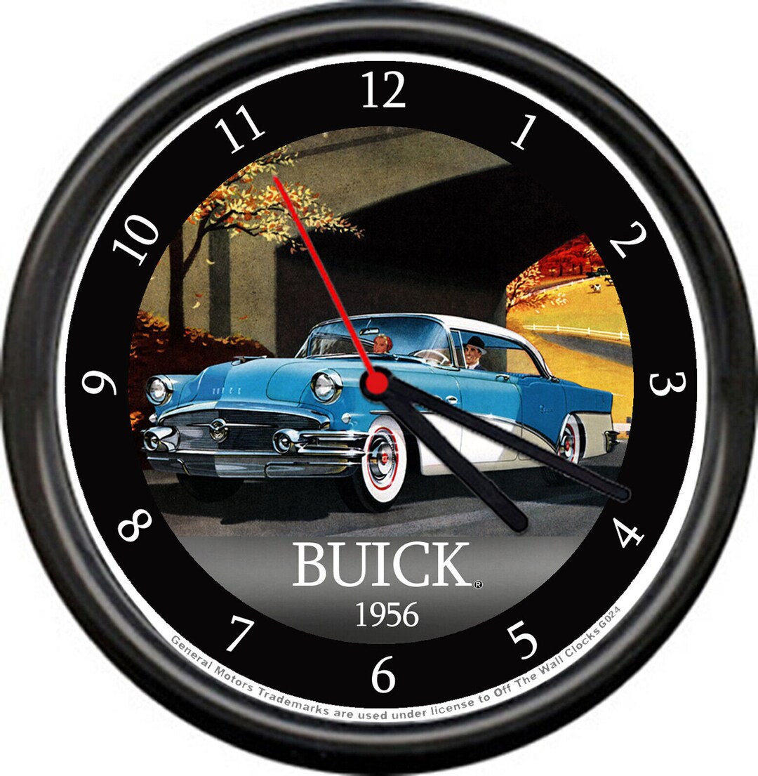 Licensed 1956 Super Buick Riviera Vintage Blue General Motors Sign Wall ...
