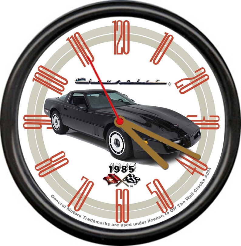 Licensed 1985 Corvette Black Flags Chevrolet General Motors Sign Wall ...