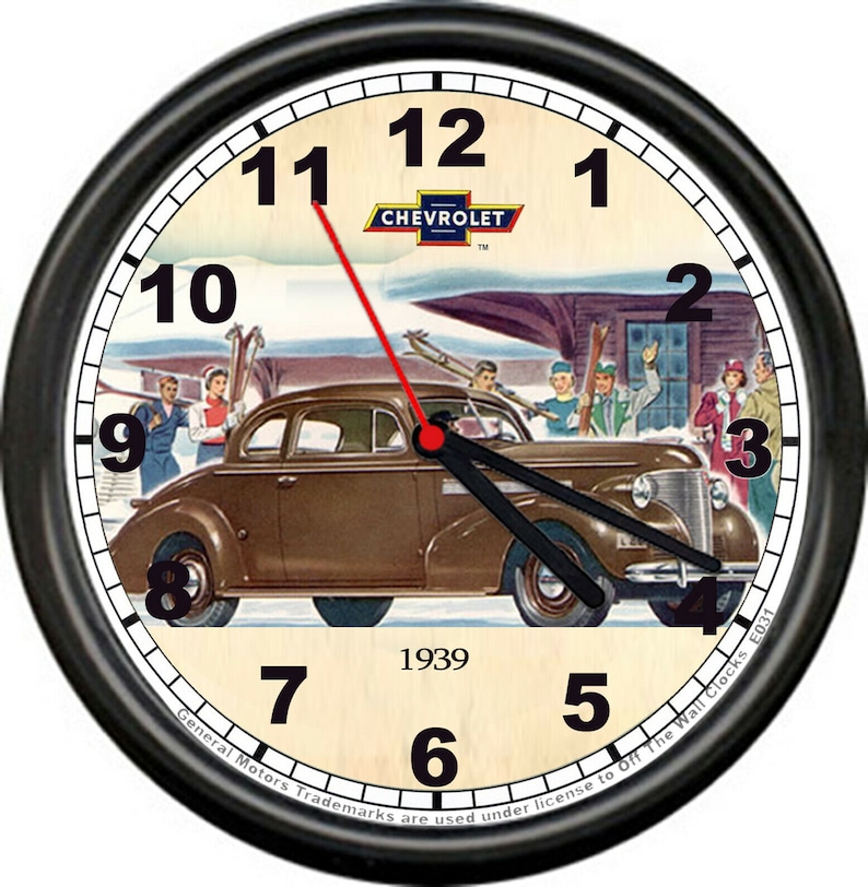 Licensed 1939 Classic Chevy 2 Dr Coupe Chevrolet General Motors Sign ...