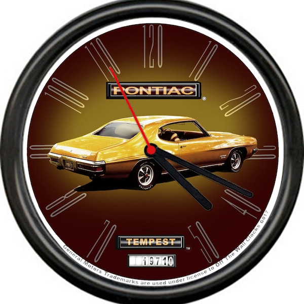 Pontiac Wall Clock - Etsy