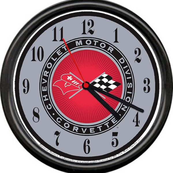 Vintage Corvette Clock - Etsy