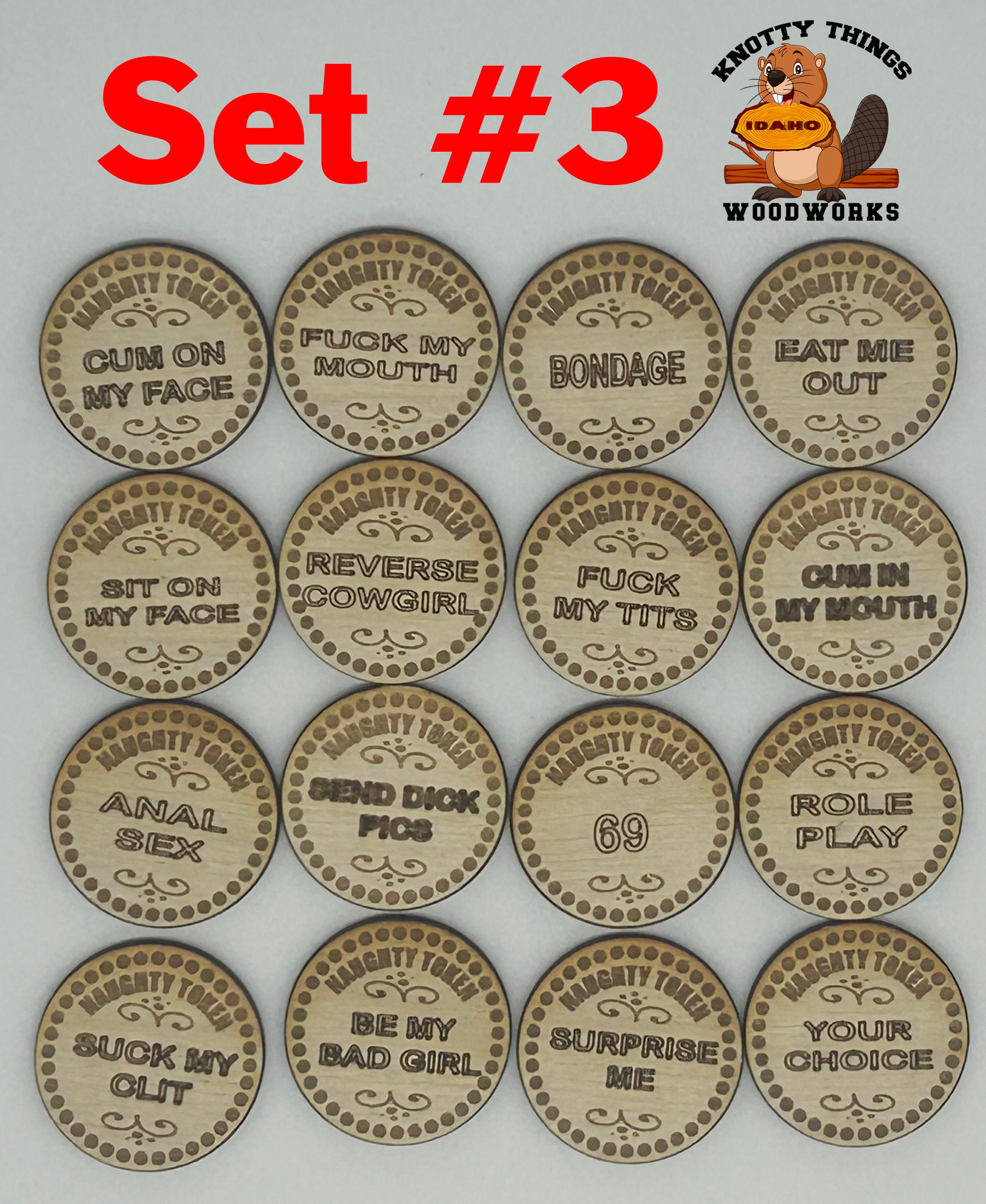 Naughty Tokens Set Sex Tokens Naughty Valentines Tokens Couples Tokens Etsy 