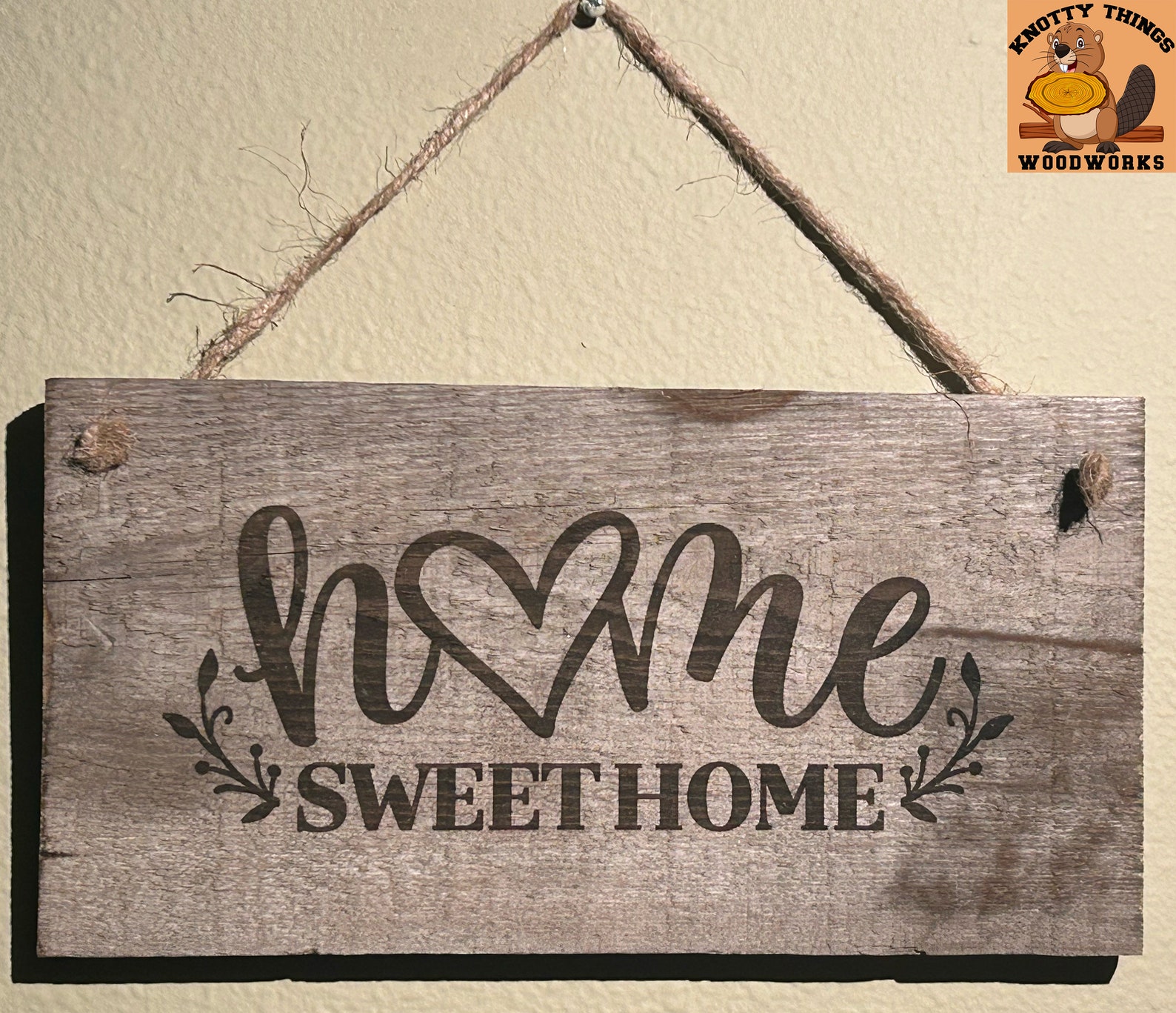 Home Sweet Home Barn Wood Rustic Home Decor Sign, Farmhouse Wall Decor ...
