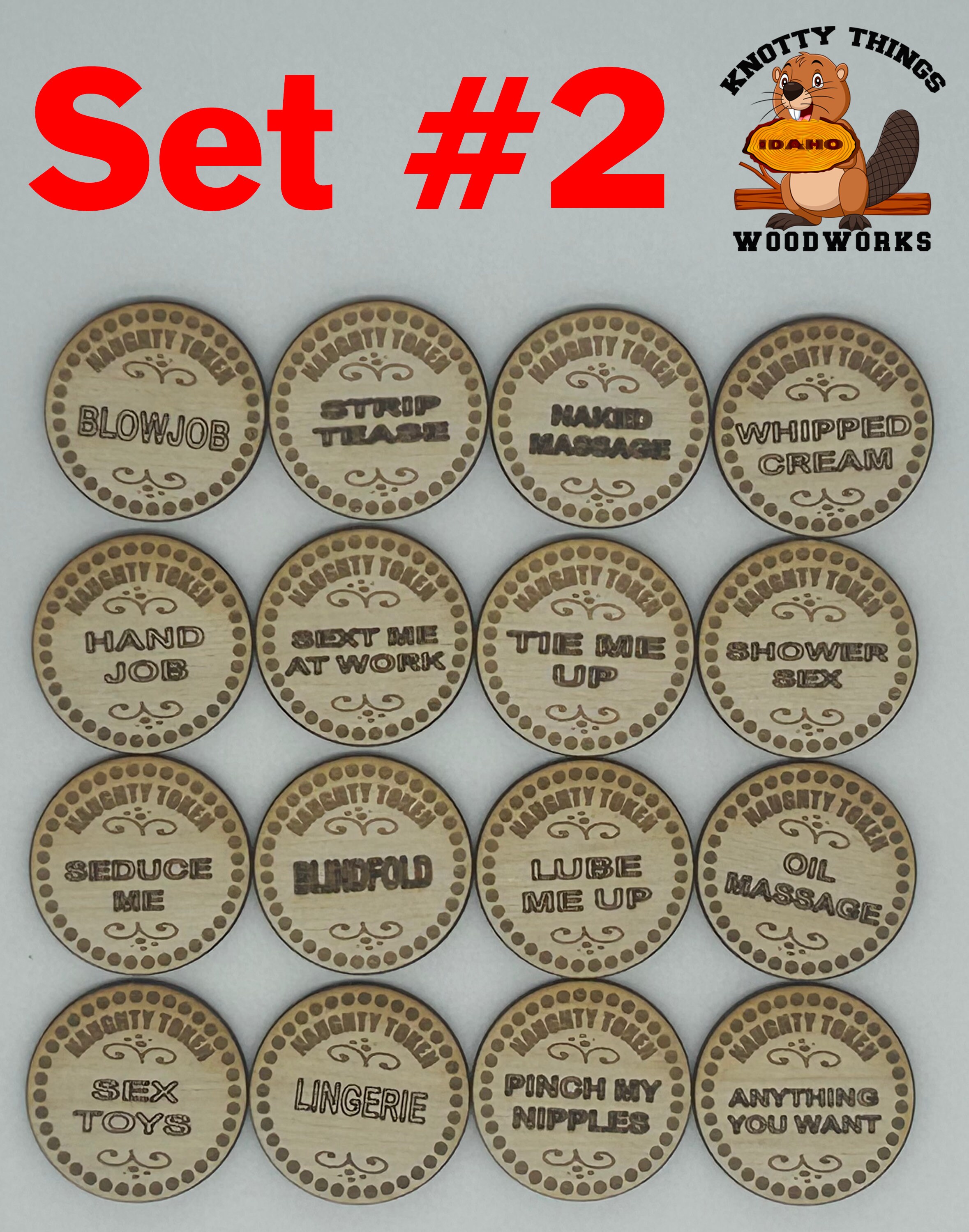 Naughty Tokens Set, Sex Tokens, Naughty Valentines Tokens, Couples ...