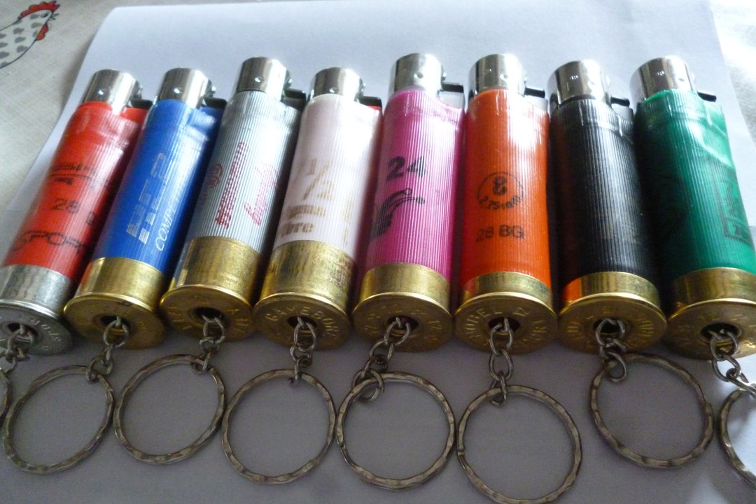 Shotgun Shell Clipper Lighter Keyring - Etsy
