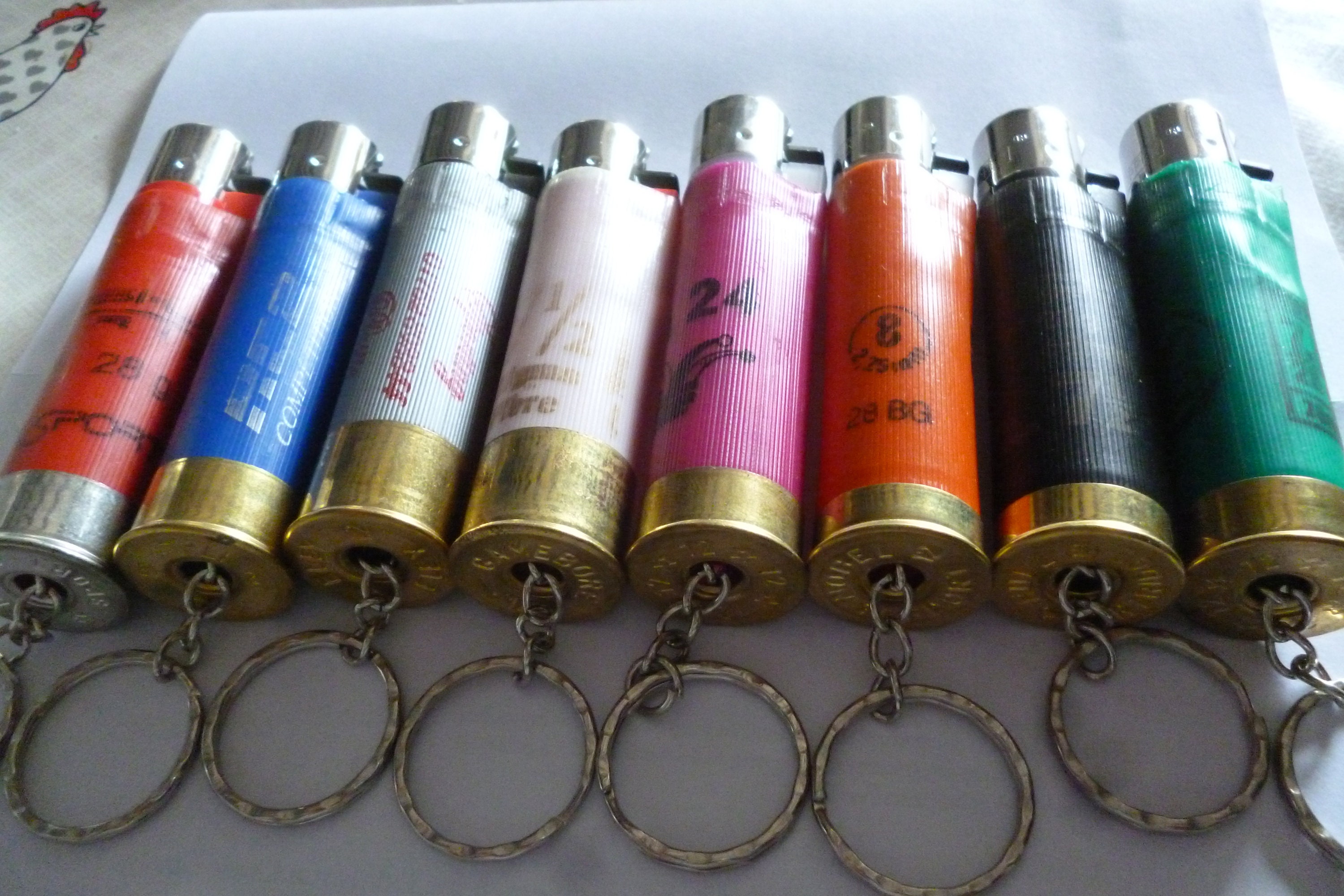Shotgun Shell Clipper Lighter Keyring - Etsy